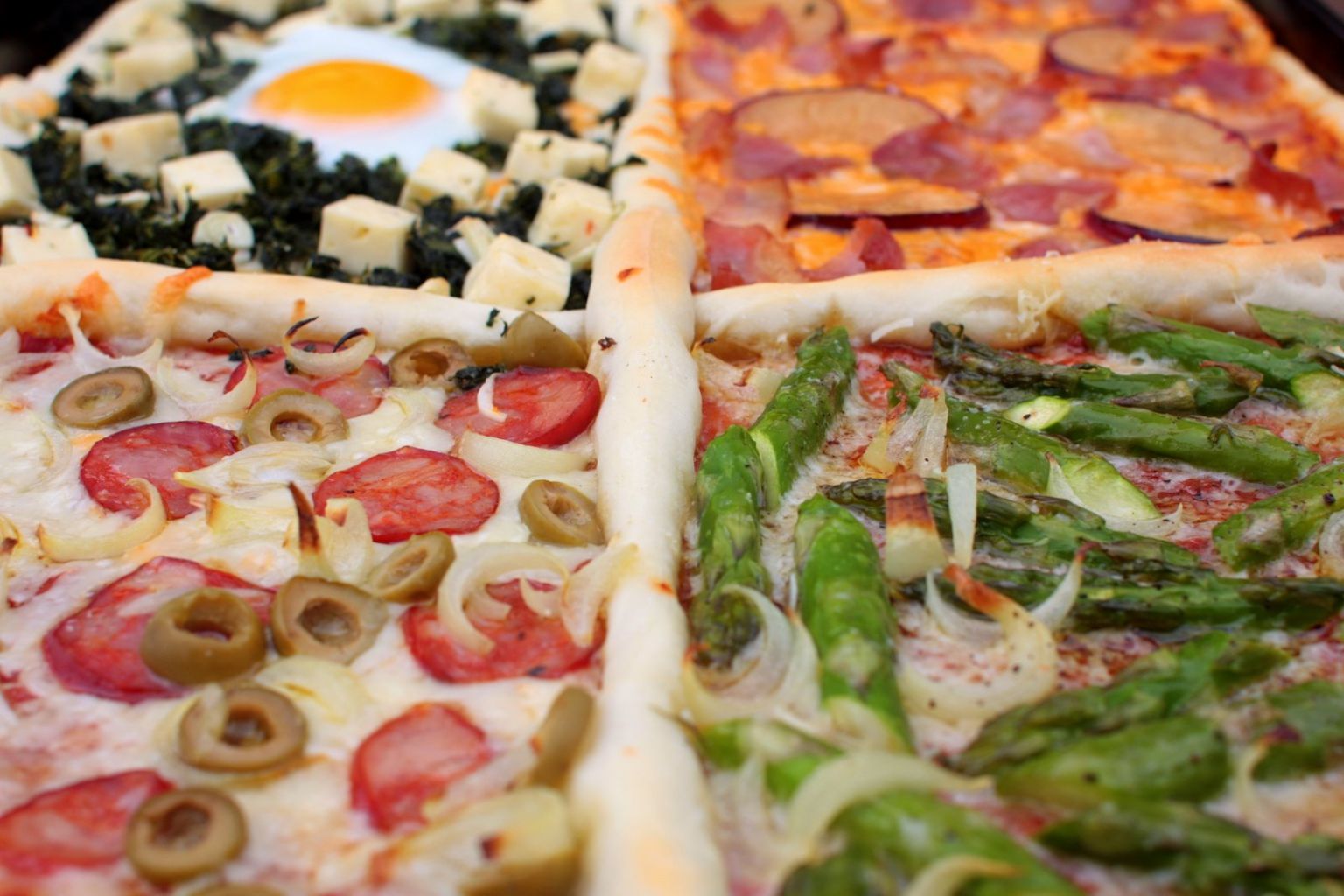 WFD? Pizza Quattro Gusti (four flavors) - Simple Bites