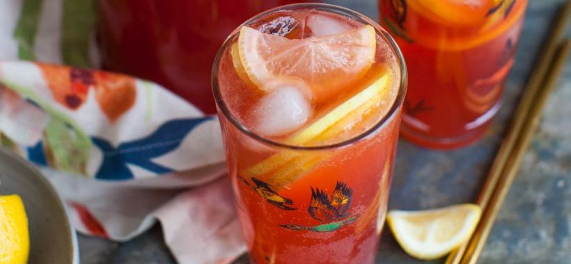 Apple Cider, Raspberry & Tonic Mocktail - Simple Bites